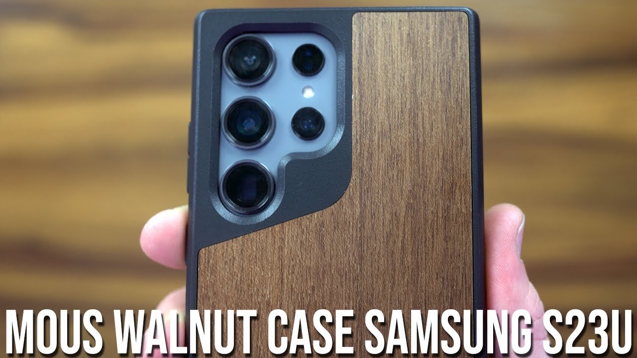Samsung S23 Ultra Mous Limitless 5.0 Magsafe Walnut Case - YouTube