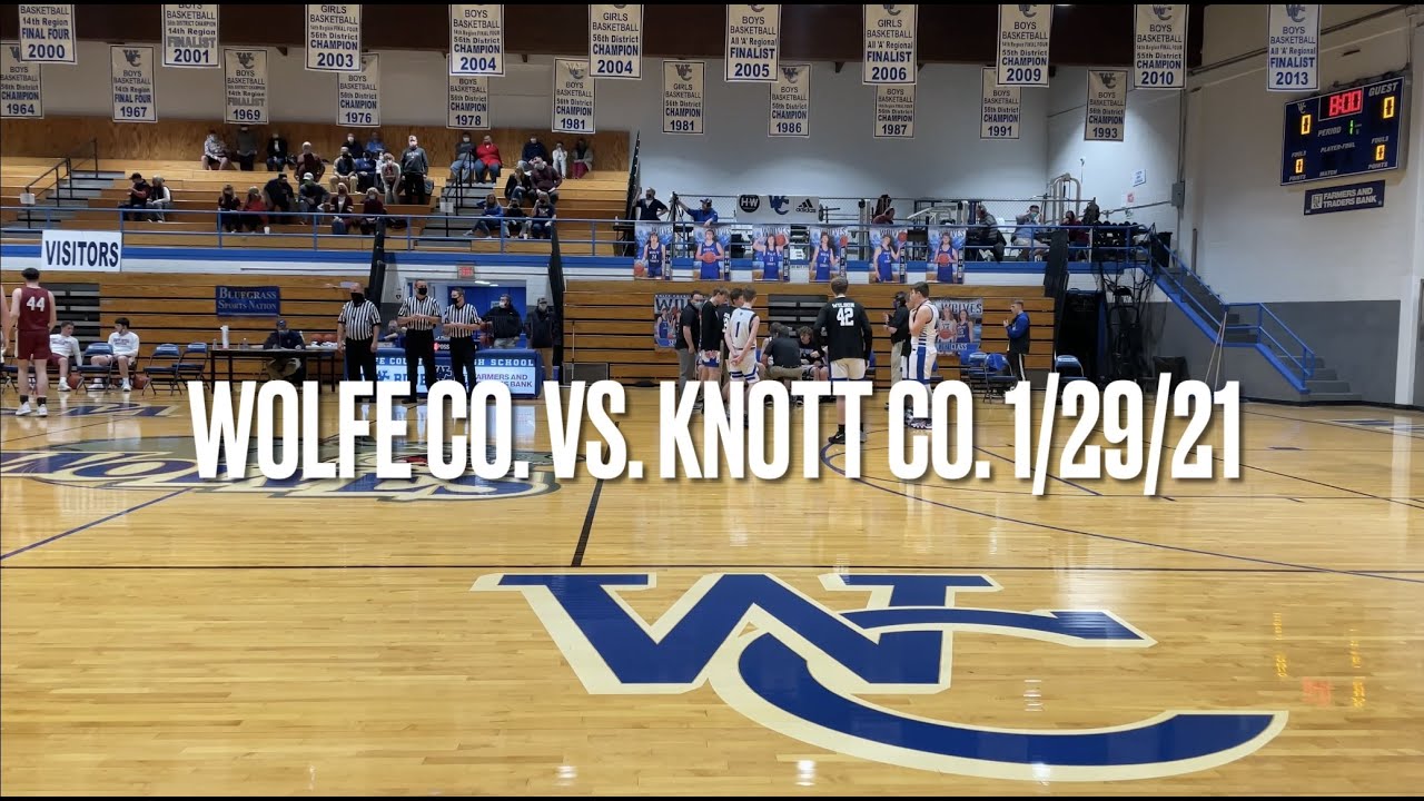 Wolfe County High School Wolves vs Knott County Patriots Basketball ...