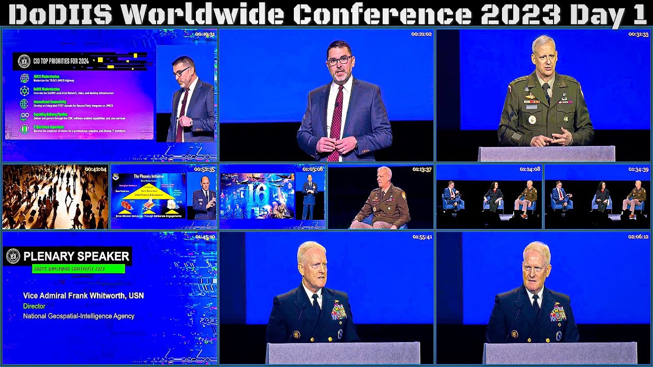 DoDIIS Worldwide Conference 2023 Day 1 - Opening and Administrative ...