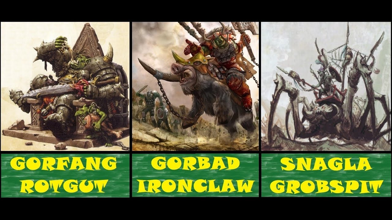 GORFANG ROTGUT - Greenskins Part 1: 3 Lord's & 1 Hero Style DLC ...