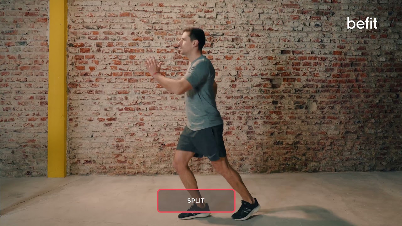 Split | Ejercicio para piernas y glúteos en 1 minuto - YouTube