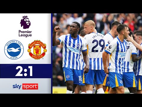 90.+5! Hürzeler-Elf mit Saison-Traumstart | Brighton & Hove Albion - Manchester United | Highlights