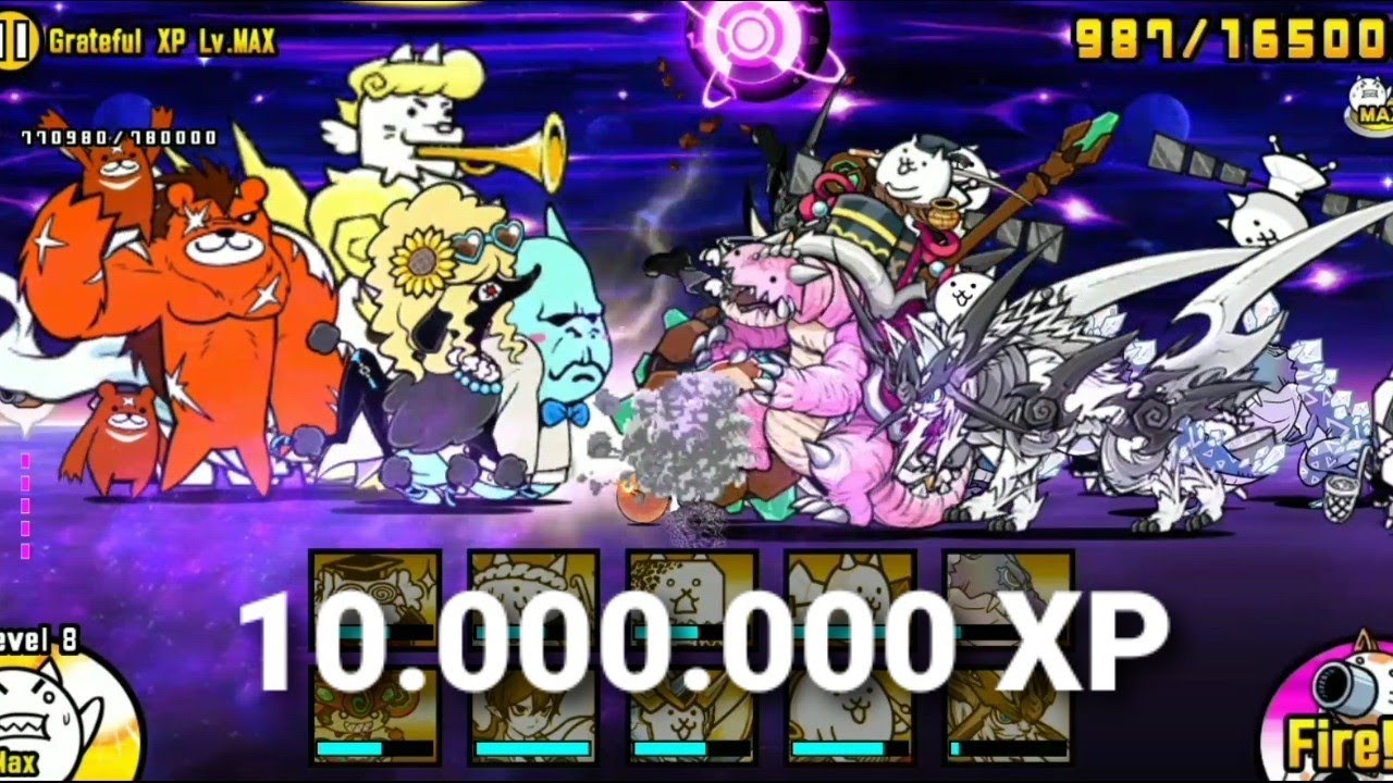 Grateful XP Lv.MAX | The Battle Cats - YouTube