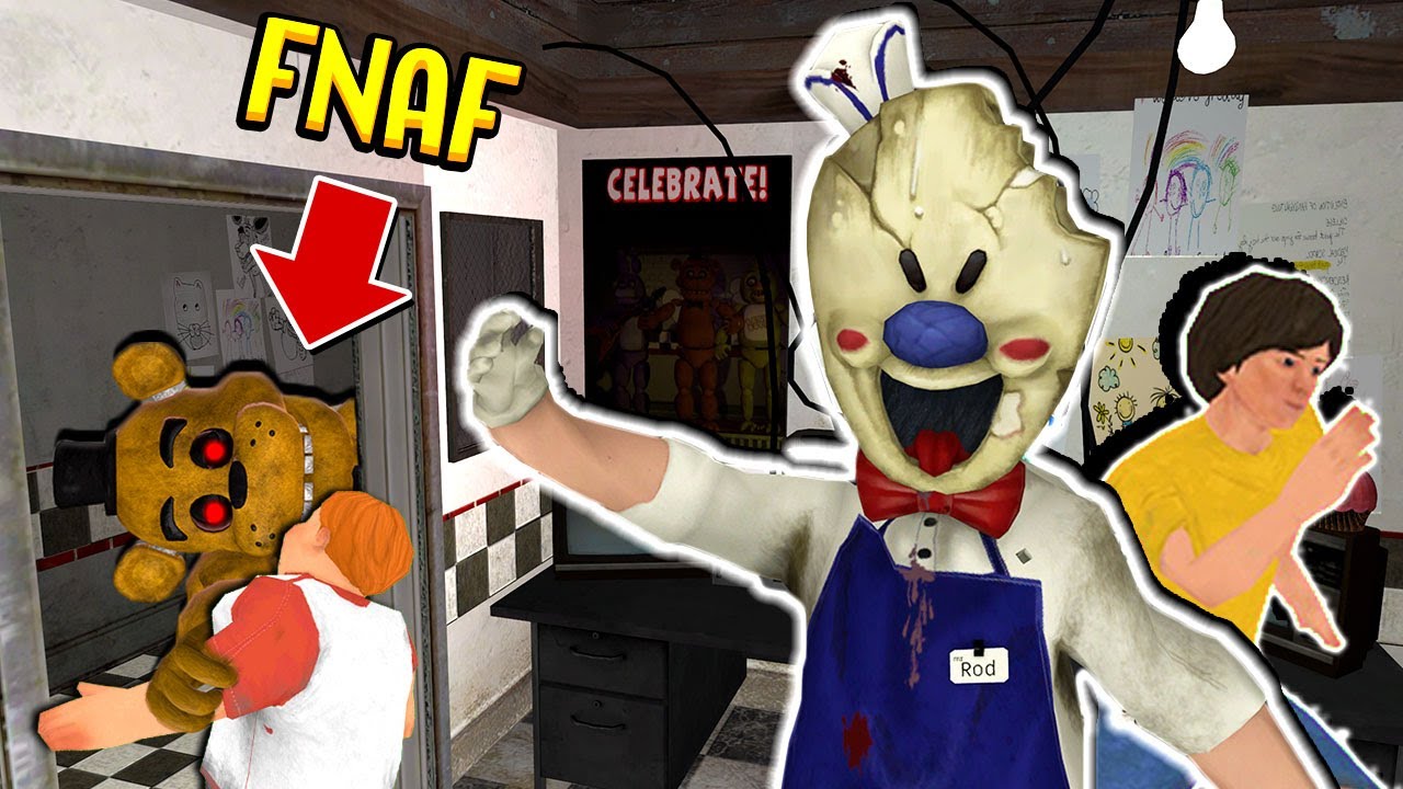 ICE SCREAM MULTIPLAYER vs FNAF! - YouTube