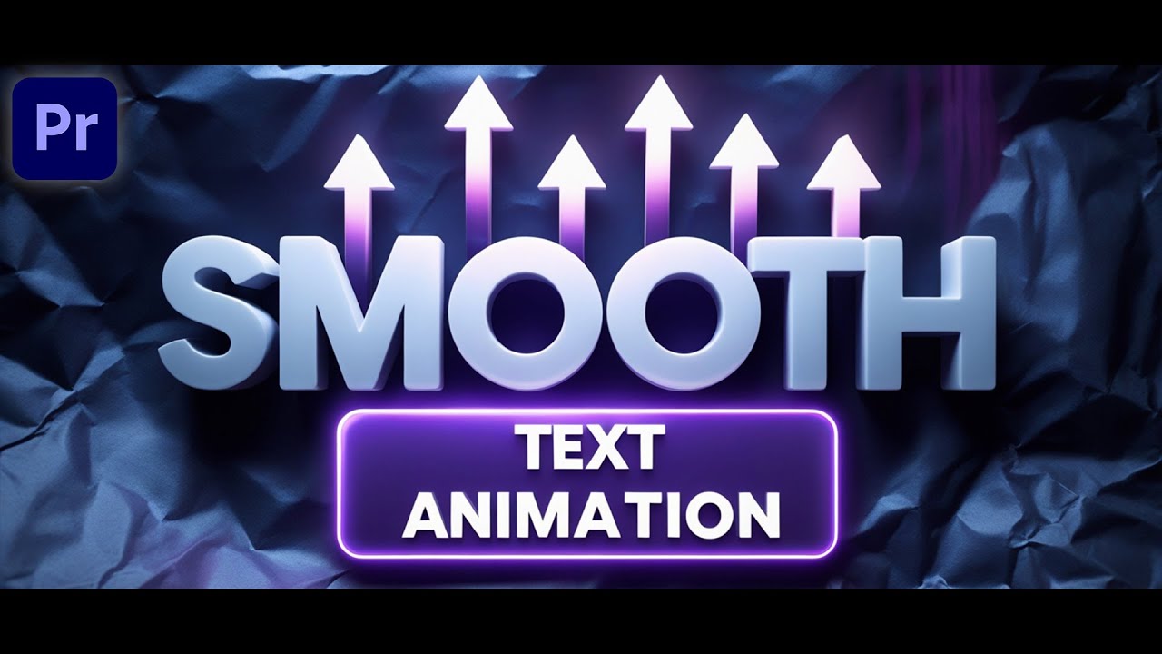 ONLY 1% Know This Smooth Text ANIMATION Trick in Premiere Pro - Hindi ...