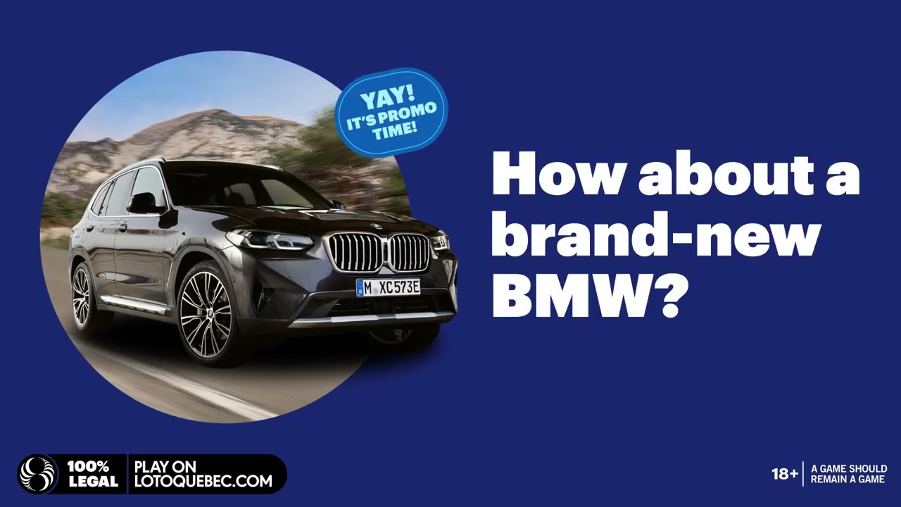 How about a brand-new BMW? | Promotions | lotoquebec.com - YouTube