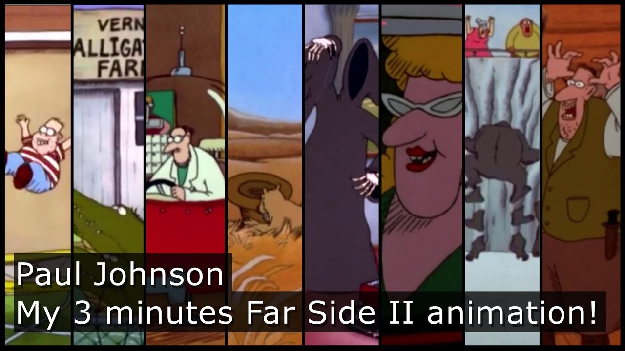 My 184 seconds of animation on Gary Larson's Far Side 2! (1996) - YouTube