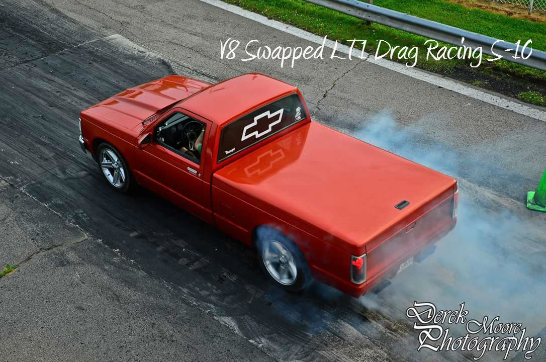 [Drag Racing] V8 Swap LT1 S10 vs Camaro, The Drag Racing Mini Truck ...