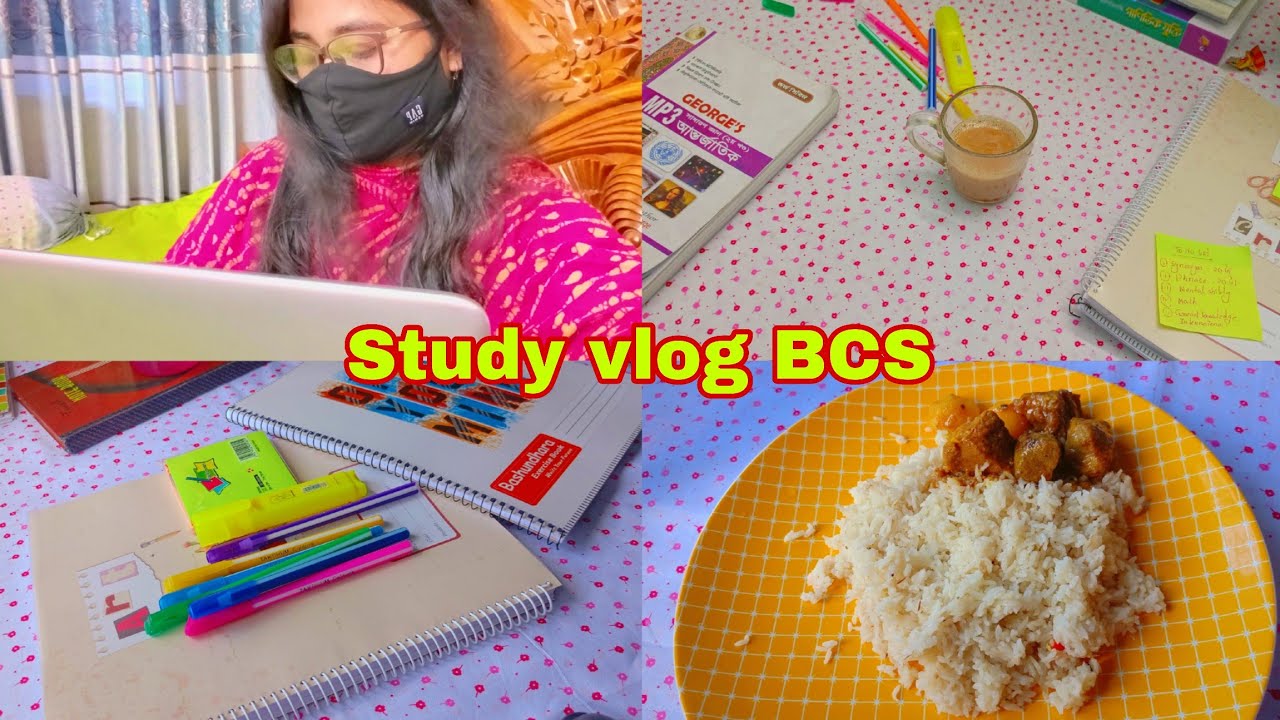 My Full Day Study Routine for BCS Exam 📚 A Productive Day in My Life ...