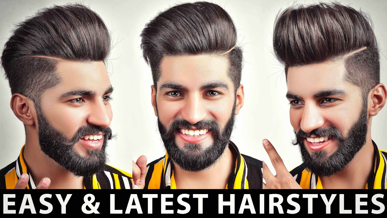 How To Make 3 Attractive and Easy Mens Hairstyles at Home in 1 Minute ...