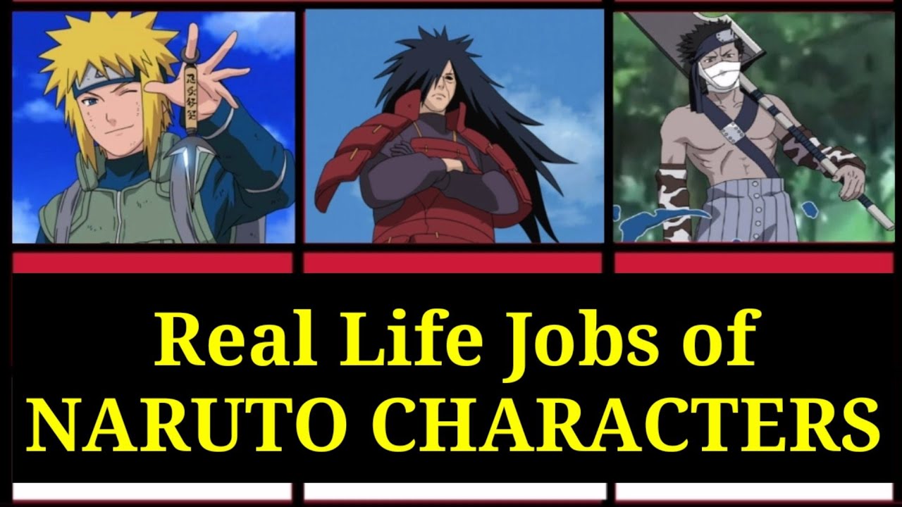 Real Life Jobs of NARUTO Characters🔥(Naruto & Boruto)#YouTube #video# ...