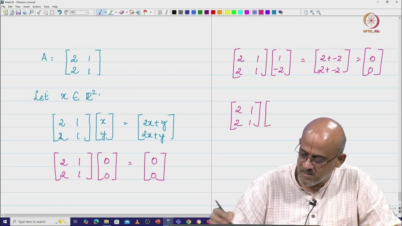 Lec 09 Matrix representation of Linear Transformation - YouTube