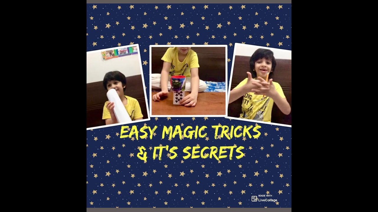 Easy magic tricks with the twins and the secrets - YouTube