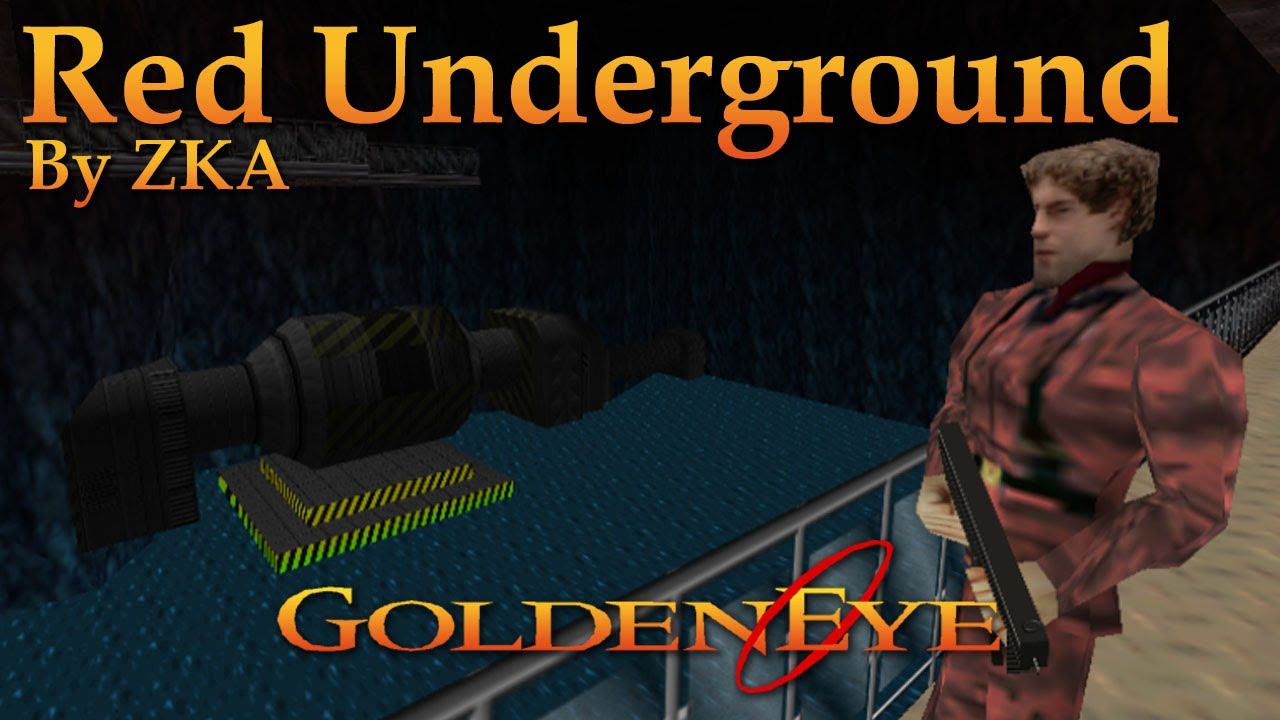 GoldenEye 007 N64 Custom Level - Red Underground - YouTube