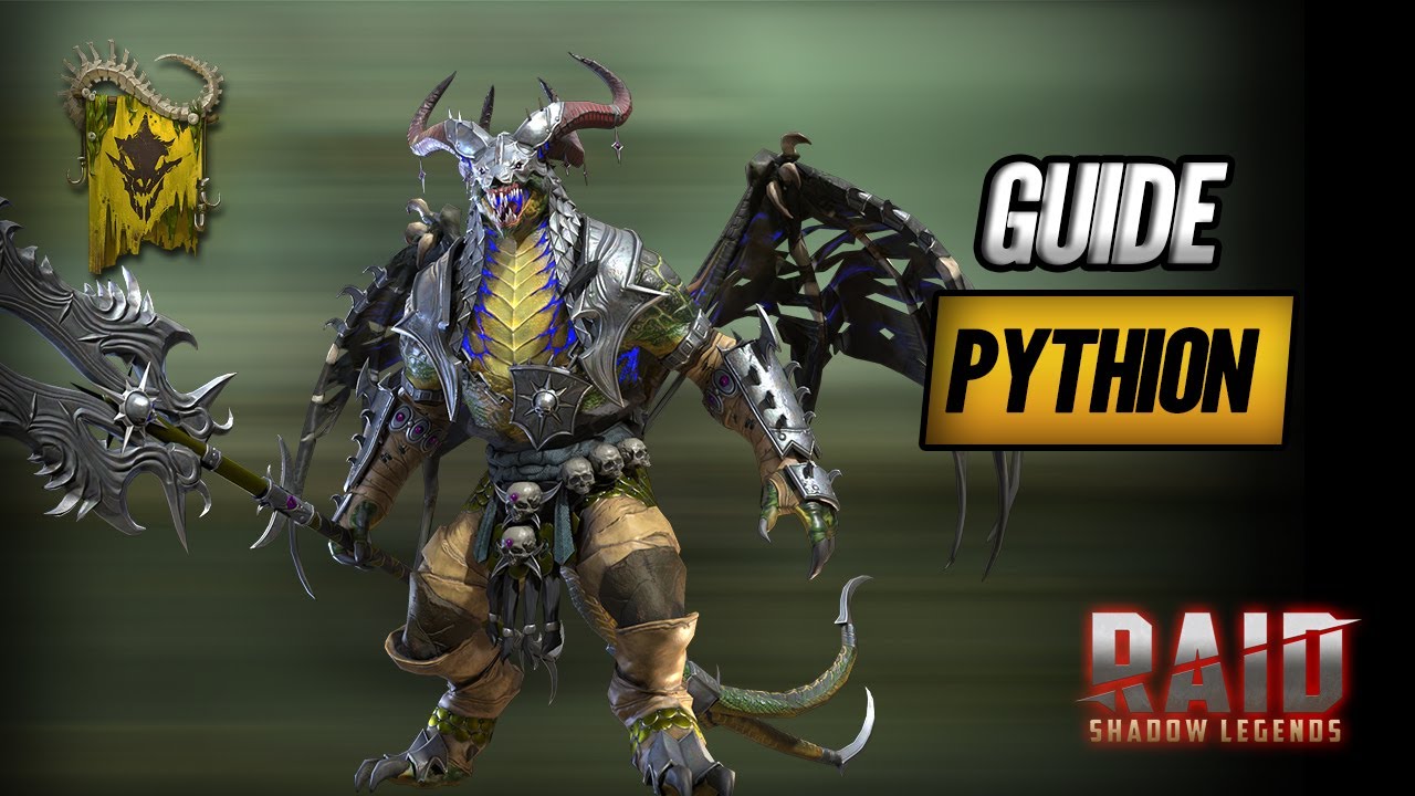Pythion - Le Lézard Intuable ! - Raid Shadow Legends - YouTube