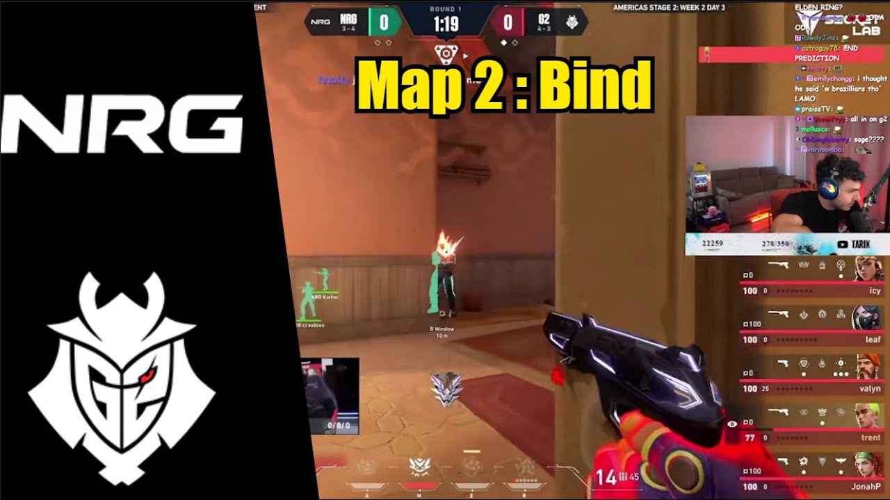 Tarik reacts to NRG vs G2 | Map 2 | Champions Tour 2024: Americas Stage ...