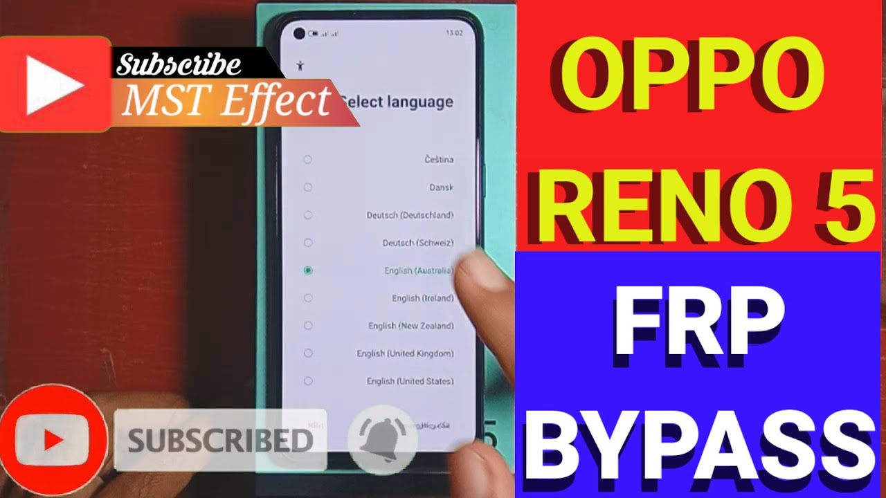 OPPO Reno 5 FRP Bypass | OPPO Reno 5 Remove Google Account Without PC ...