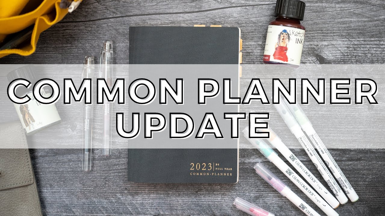 📝 COMMON PLANNER UPDATE: @SterlingInk 🥰 - YouTube