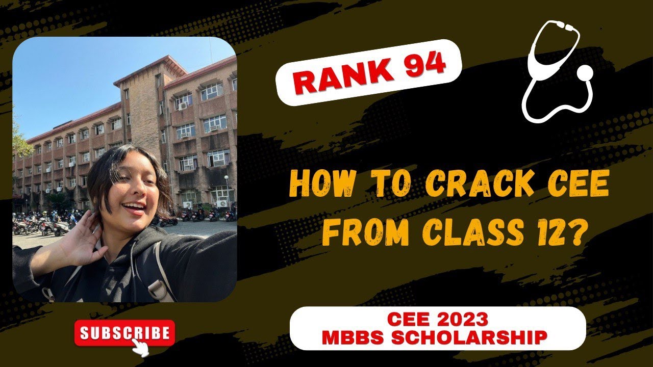 HOW TO CRACK CEE FROM CLASS 12? 👩‍⚕🩺 | BEST STRATEGIES | MBBS ...