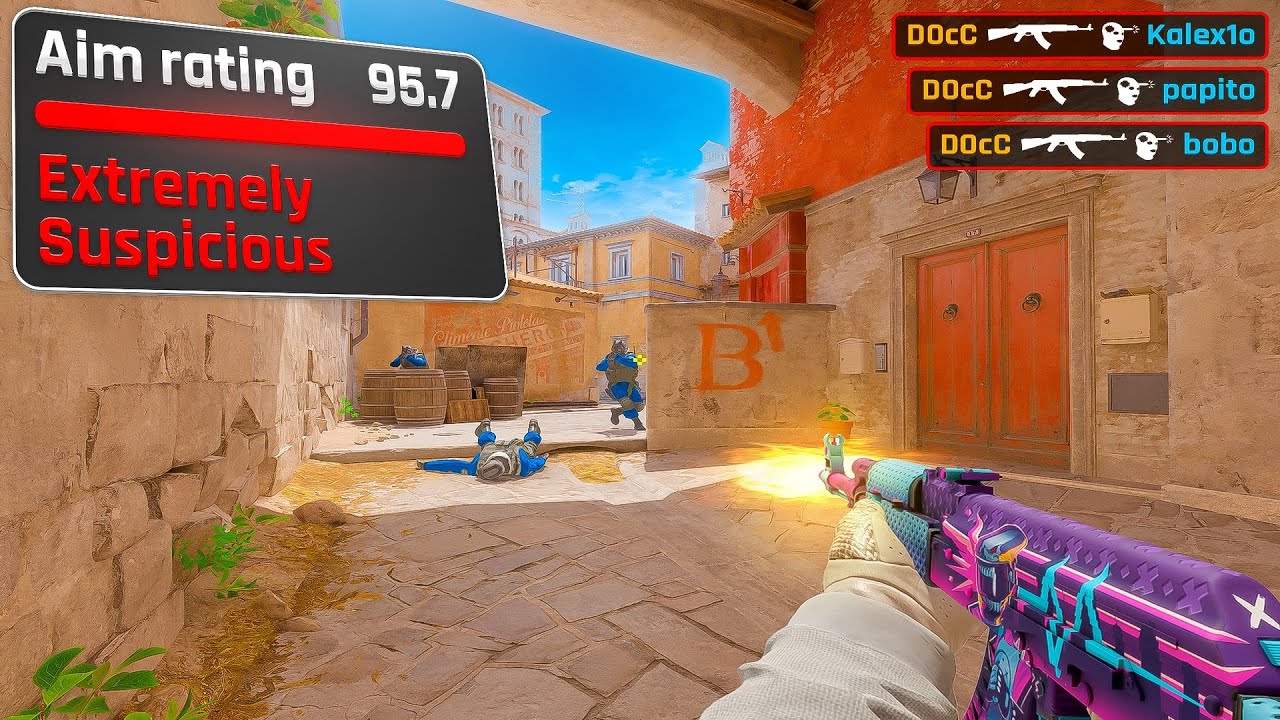 I GOT BETTER AIM RATING THAN CHEATERS... - YouTube