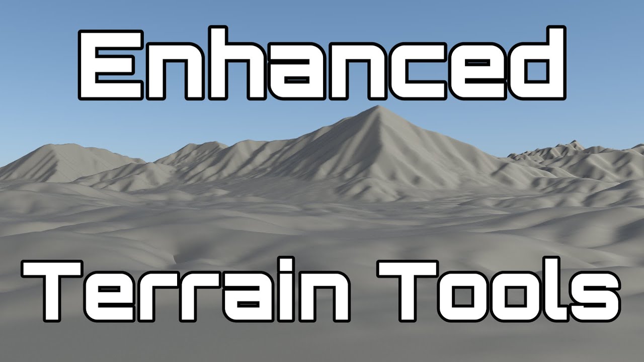Enhanced Terrain Tools - Free Terrain Generator - YouTube