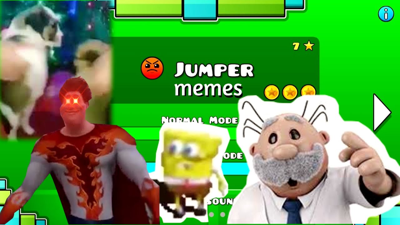 Jumper Random Geometry Dash Jorfixion Youtube