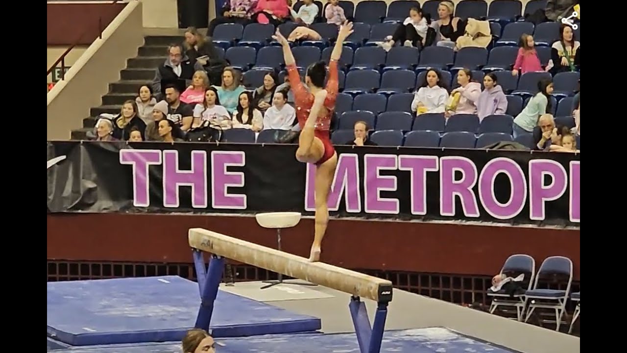 Metroplex Challenge NCAA Gymnastics 2/21/2025 - Arkansas Beam - YouTube