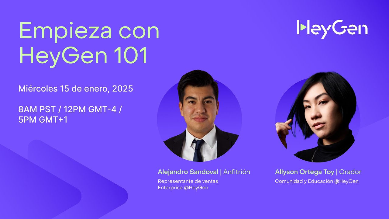 Empieza con HeyGen 101 - YouTube