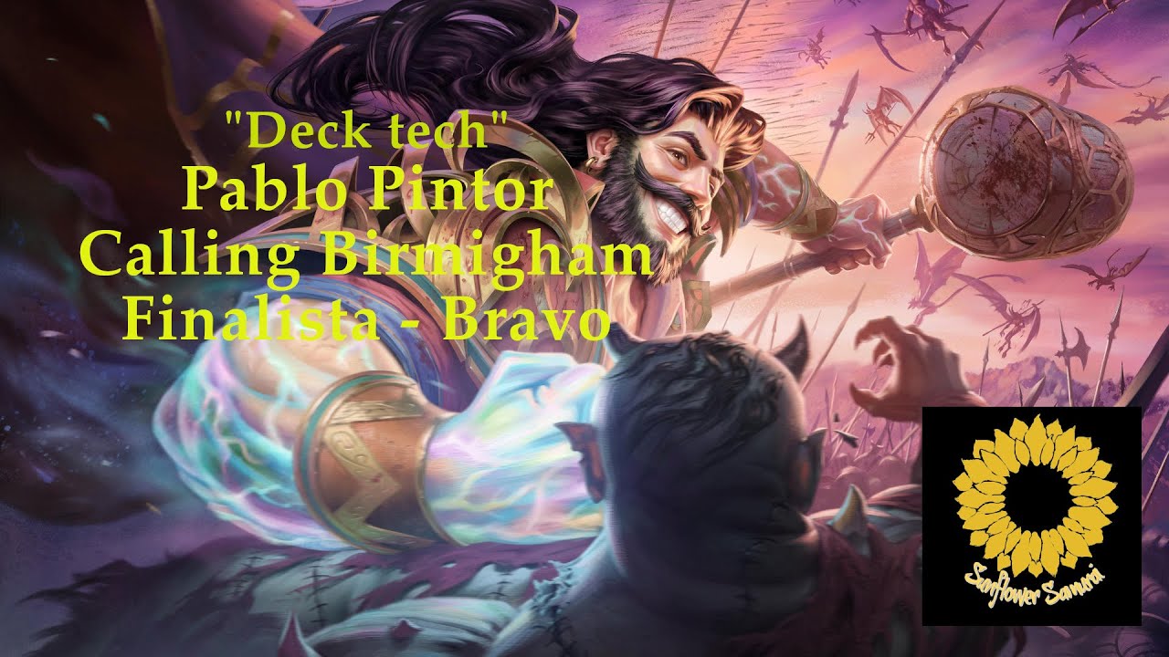 Deck tech Bravo - Pablo Pintor, Finalista Calling Birmingham - YouTube