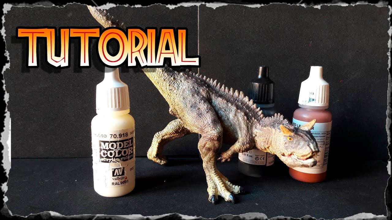 Tutorial: Repintado de Carnotaurus - YouTube