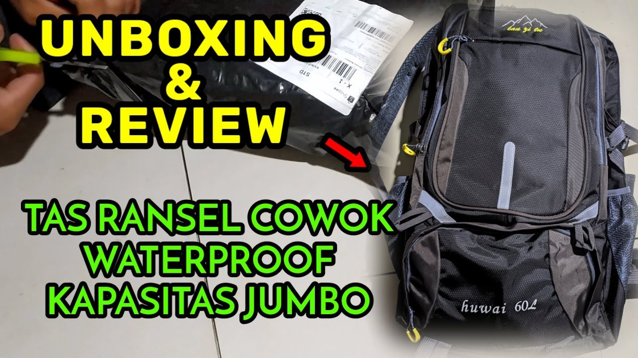 Murah Kualitas Mewah...Rekomendasi Tas Ransel Waterproof Ukuran Besar ...