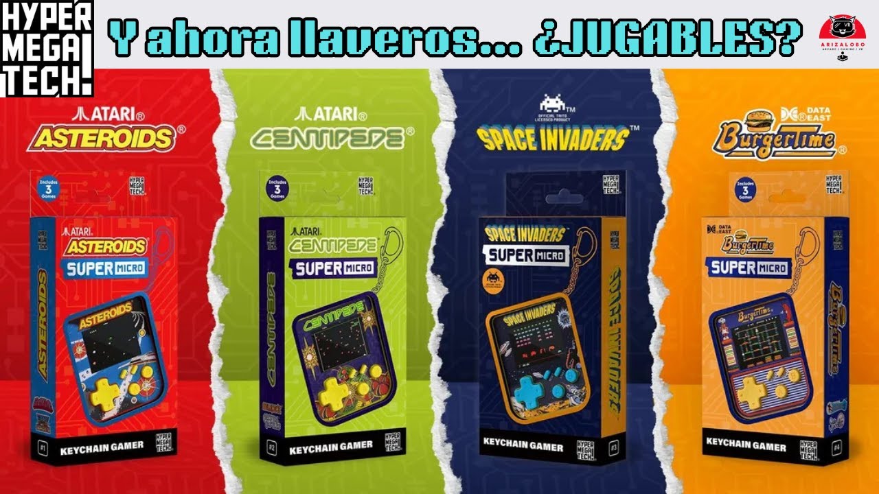SUPER MICRO HIPER MEGA TECH! Arcade de llavero - YouTube