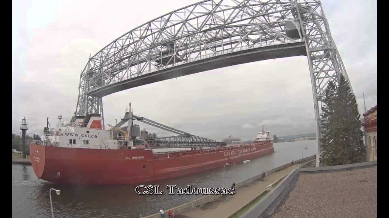 CSL Tadoussac arrived Duluth 082014 - YouTube