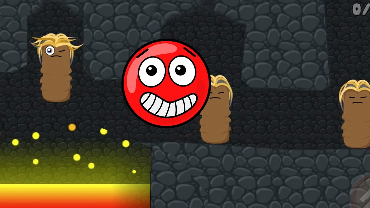 Level 18 of Red Hat-BaLL #redball #newgame - YouTube