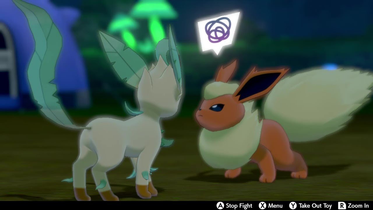 Flareon and Leafeon fight (ft. Sylveon) - YouTube