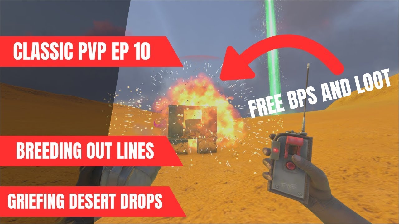 Ark: Survival Evolved Classic PVP EP. 10 - OP Loot From Desert Drops ...