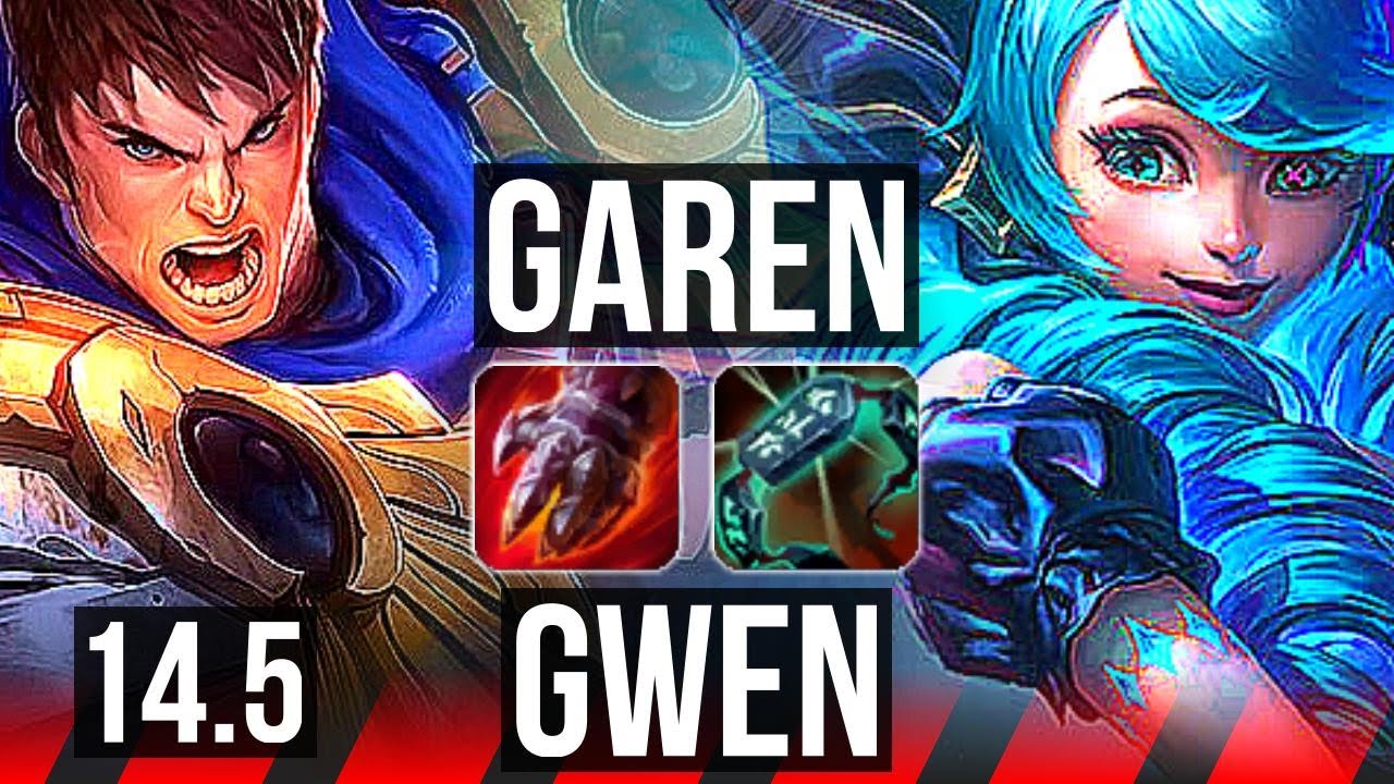 GAREN vs GWEN (TOP) | Rank 6 Garen, 7/1/3, 300+ games | TR Challenger ...