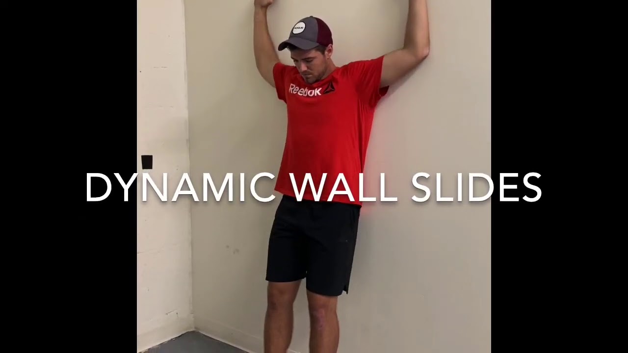 Shoulder Mobility: Dynamic Wall Slides - YouTube