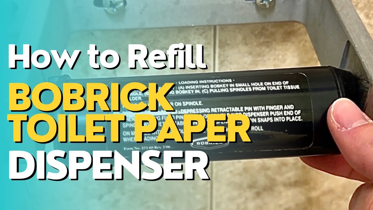 How to Refill Bobrick B-265 Toilet Paper Dispenser - YouTube