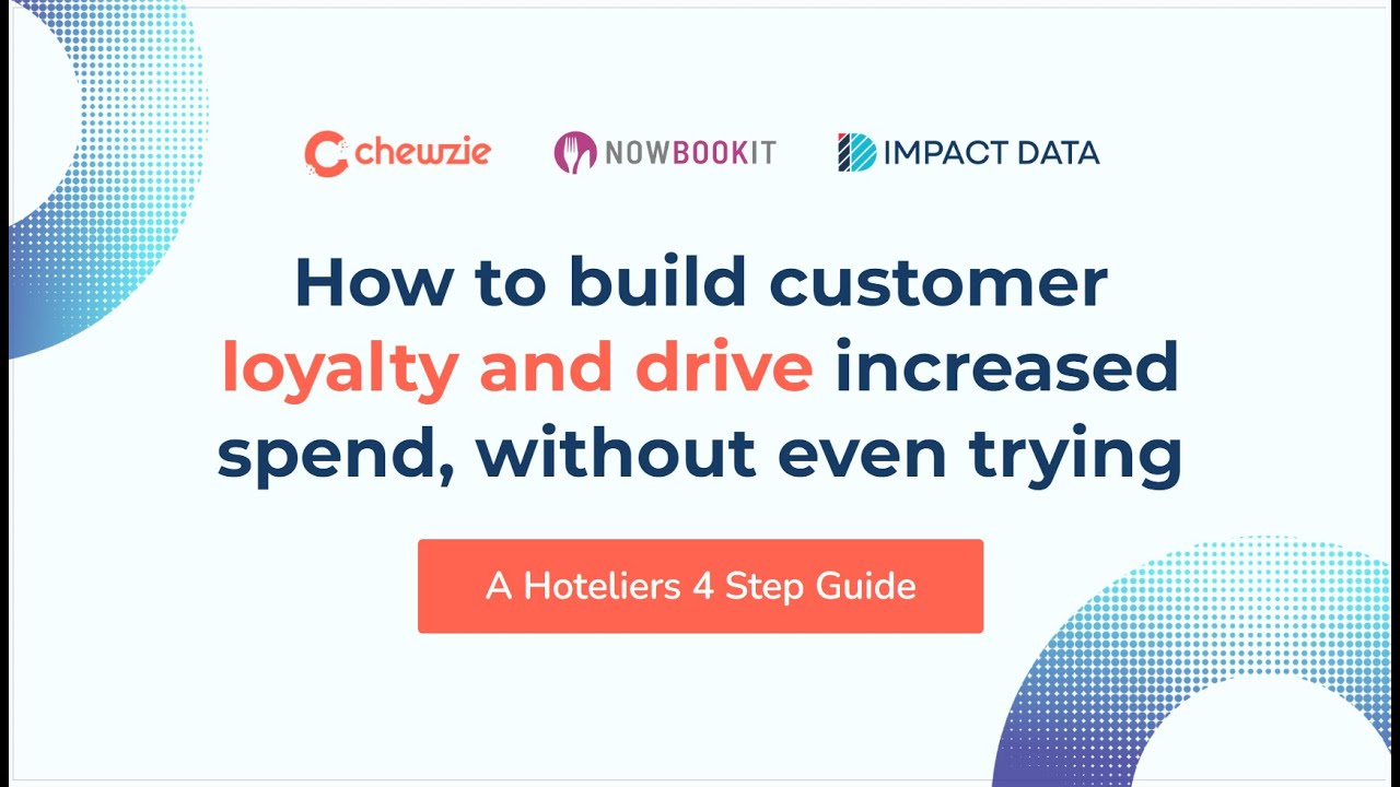 A Hoteliers 4 Step Guide to drive loyalty and increased spending - YouTube