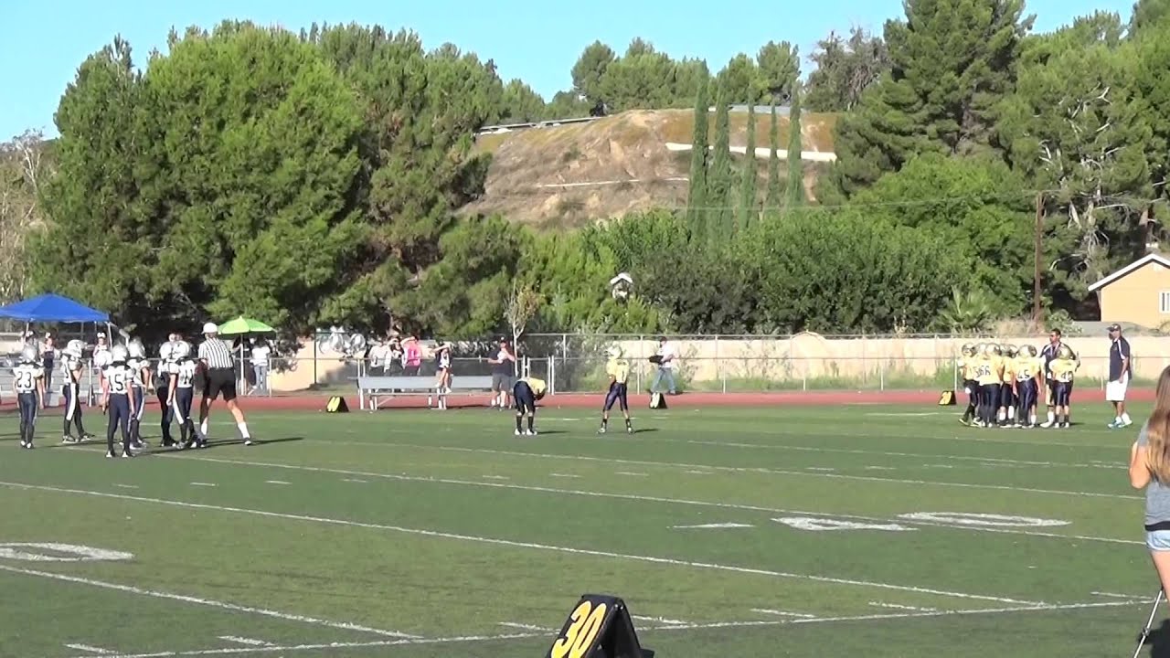 Ox Knights BG vs Saugus Spartans 8/30/14 - YouTube