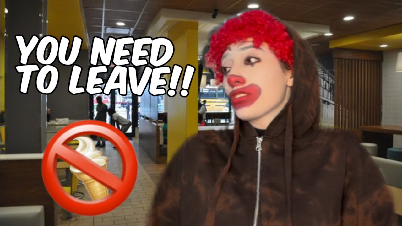 Going as Ronand McDonald to McDonald’s - YouTube