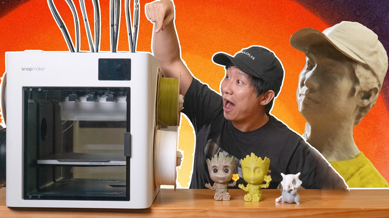 Snapmaker U1 Review: I 3D Printed Myself With 3D Scanner App On My ...