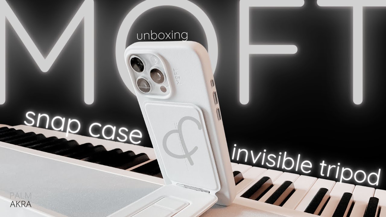 แกะกล่อง ลองใช้ Moft Snap Case & Invisible Tripod สีขาวคือละมุนมาก - YouTube