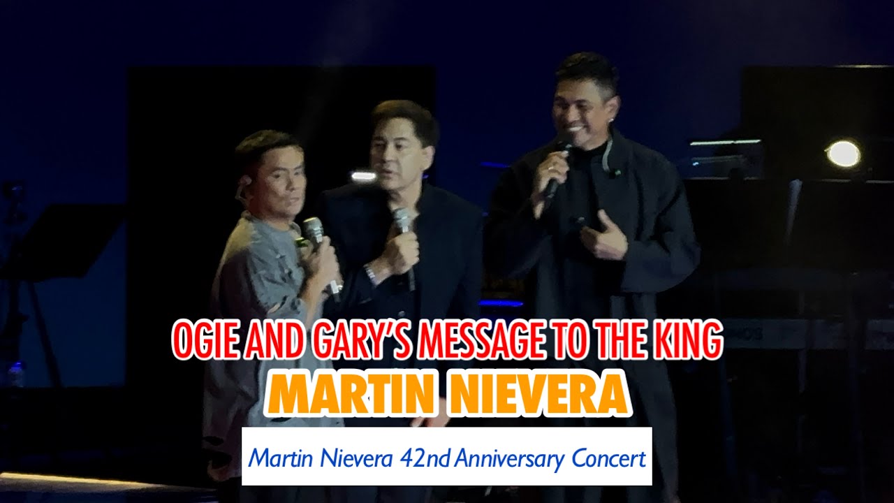 Message of Gary and Ogie to Martin | Martin’s 42nd Anniversary Concert ...