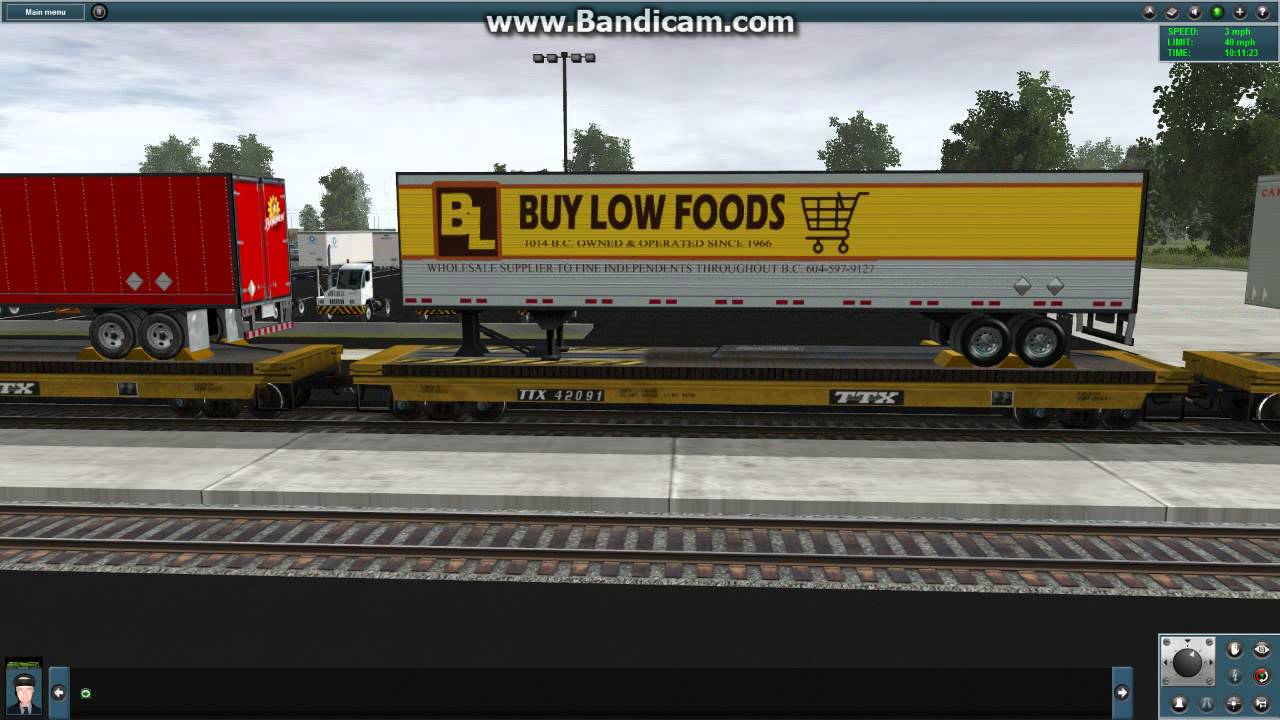 Trainz 12 JR American Intermodal Route 04 Trailer Train Part 1 - YouTube