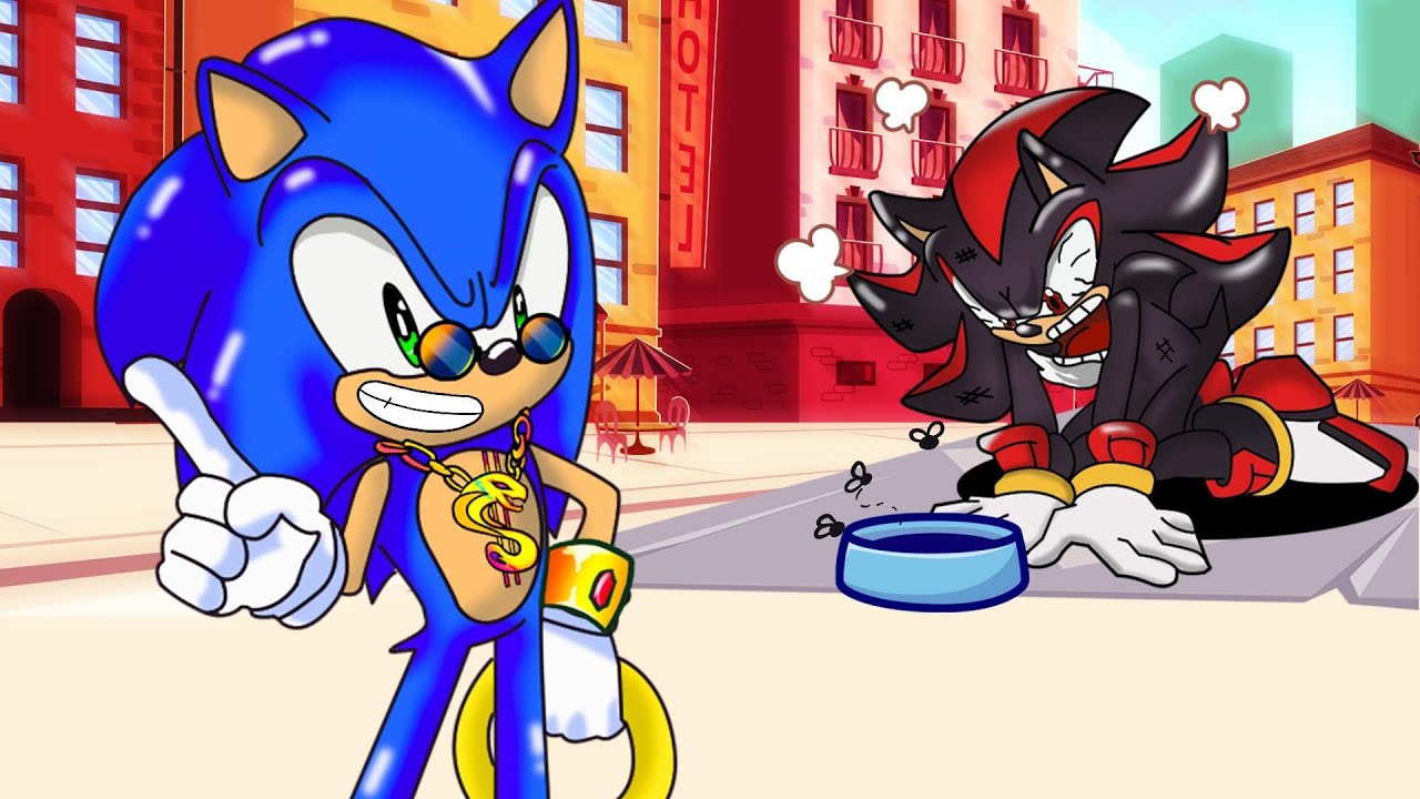 Poor Sonic, rich Shadow and the unexpected luck !!! - YouTube