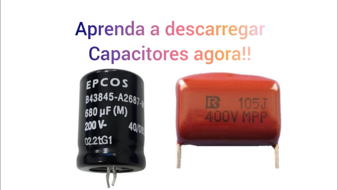 aprenda o melhor método para descarregar um capacitor DC e AC #circuit ...
