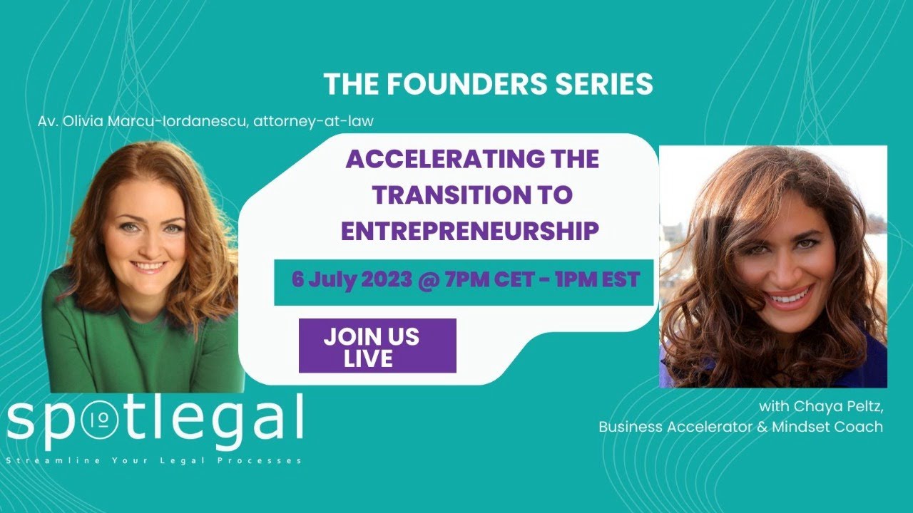 Accelerating The Transition To Entrepreneurship With Chaya Peltz - YouTube