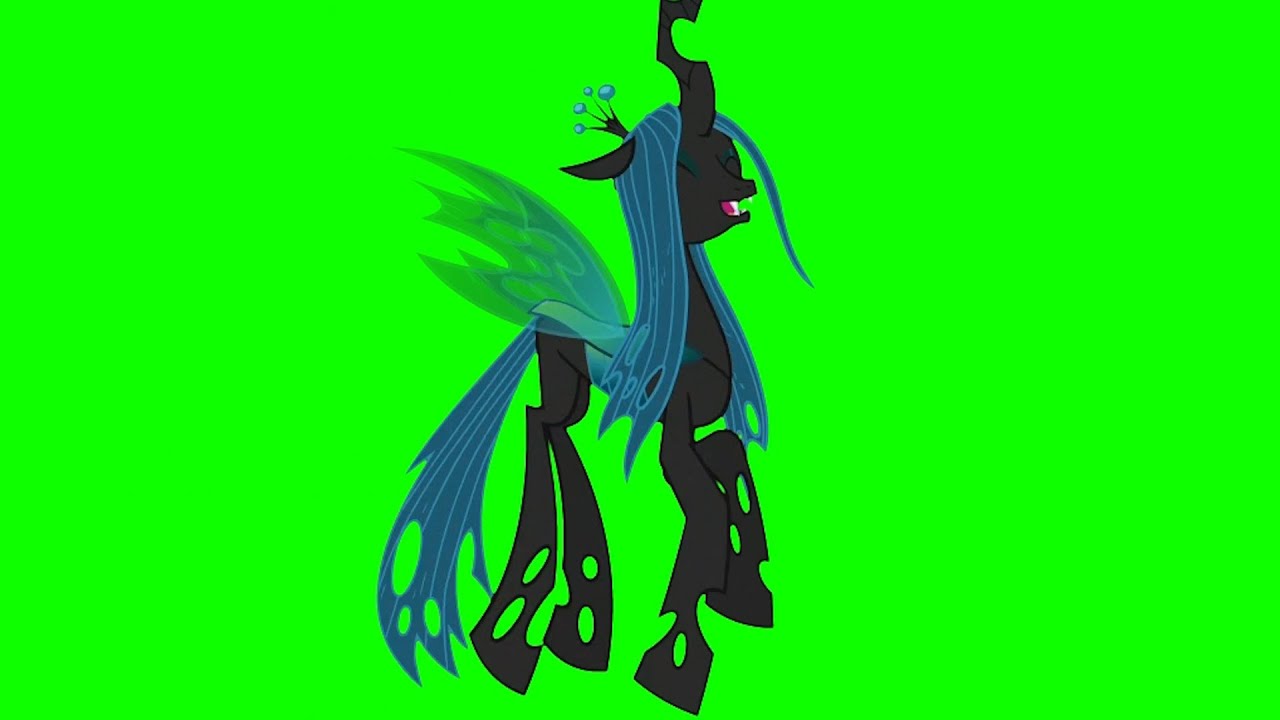 Queen Chrysalis Does a Happy Dance - Green Screen Ponies [Update in ...